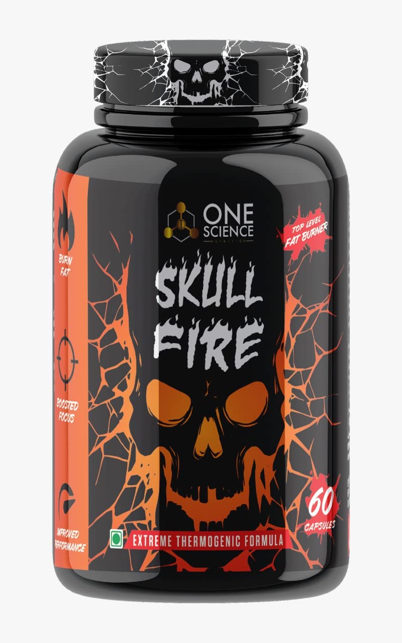 ONE SCIENCE NUTRITION (OSN) Skull Fire | Top Level Fat Burner | 60Cap – NucleusNutrition