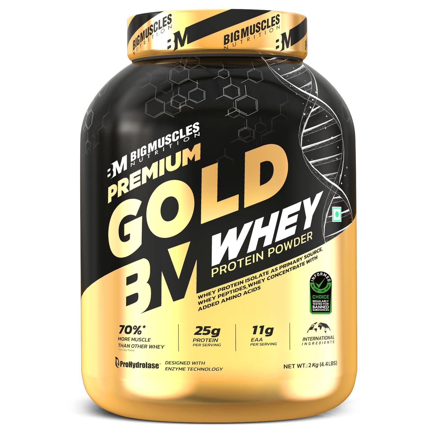 Bigmuscles Nutrition Premium Gold Whey | Informed Choice UK Certified ...